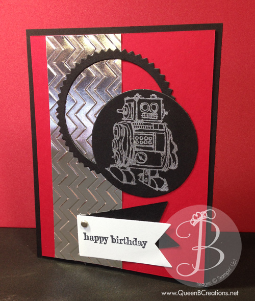 Happy Birthday Robot - Queen B Creations