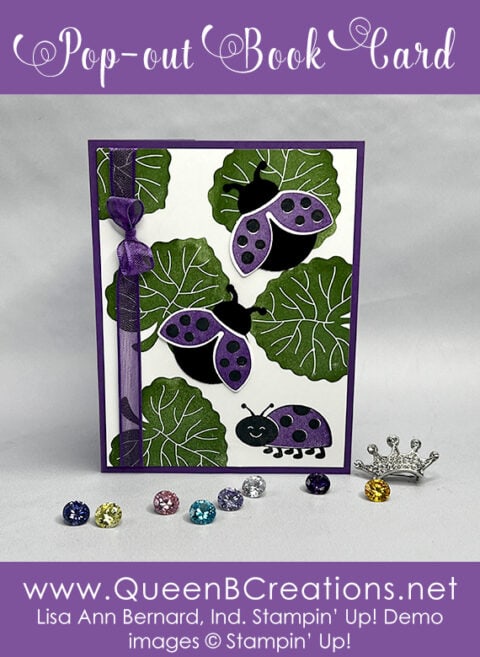 Critters Blog Hop - Pop-out Book Card | Queen B Creations
