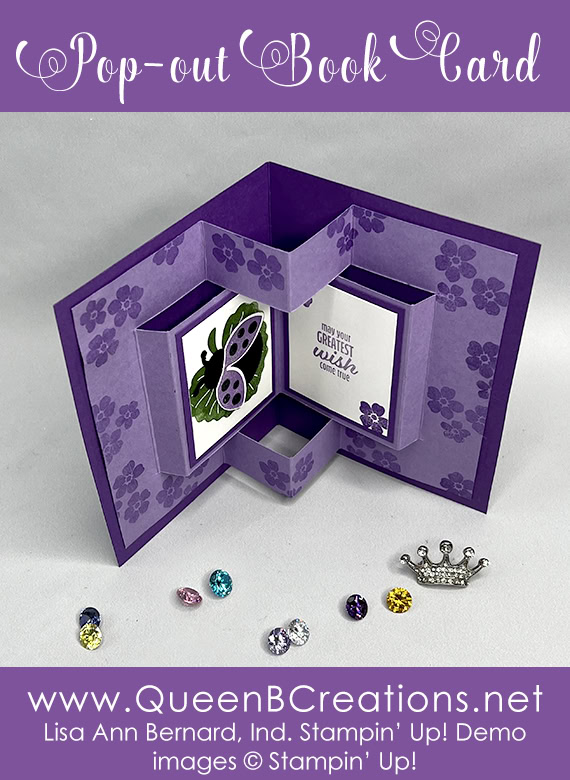 Critters Blog Hop - Pop-out Book Card | Queen B Creations