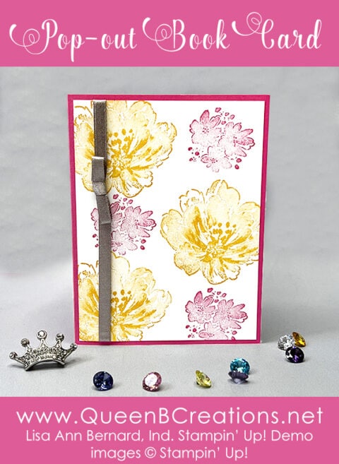 Floral Pop-out Book Card | Queen B Creations