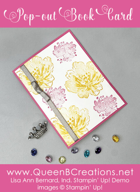 Floral Pop-out Book Card | Queen B Creations