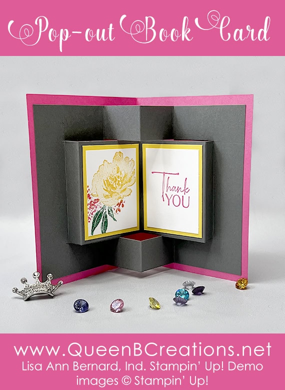 Floral Pop-out Book Card | Queen B Creations