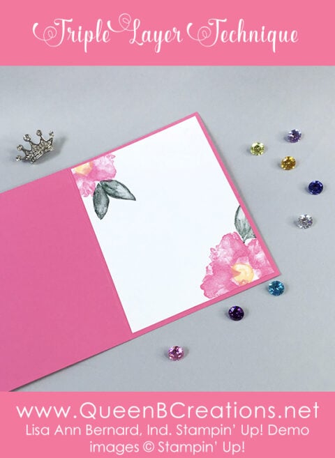 Triple Stamp Technique | Queen B Creations