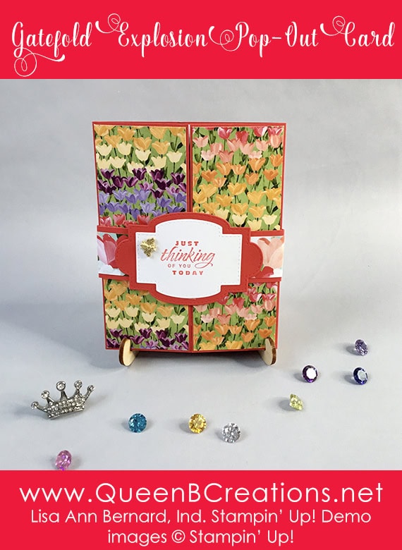 Gatefold Explosion Card | Queen B Creations